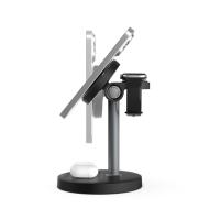 China S11 3 in 1 Magnetic Wireless Charging Stand with Adjustable Charging Angle and USB Type-C Input Interface for sale