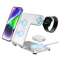 China 9V-2A (QC Or PD) Input Compact Wireless Charger With And Type-C Port Conversion Efficiency Normal Charging ≥ 70% for sale