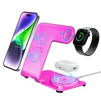 China 9V-2A (QC Or PD) Input Compact Wireless Charger With And Type-C Port Conversion Efficiency Normal Charging ≥ 70% for sale