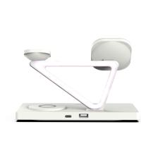China black white 5 In 1 Wireless  Charger Abs Material Conversion efficiency greater than 75% for sale