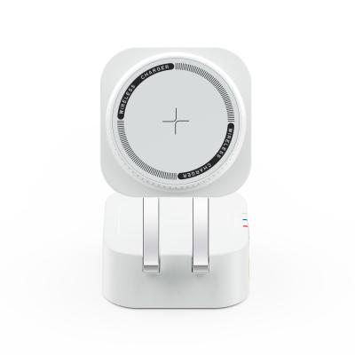 China Black And White Desktop AII In One Wireless Charger ABS PC Zinc Alloy Material Expansion Line Length 0.8M for sale