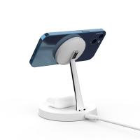 China T269C 4 In 1 Mulit-Function Fast Wireless Charger With Night Light Support Apple Watch 30w Intelligent Charger for sale