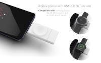 China 2025 Wireless Fast Watch Charger T316 Support Apple And Samsung Dual Interface Watch Charger for sale
