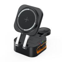 China Wireless Charger For Apple And Samsung , 15W/10W Mobile Phone Charger With Power Bank for sale