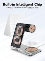 China 2025 New Y91 Mobile Phone Bracket 15W/10W Wireless Charger Support For Charging Apple And Samsung Products Stand for sale