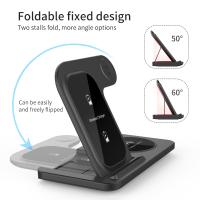 China 15W/10W Wireless Charger for Apple and Samsung Phones Y010 Watch Output 2.5W Supports Mobile Phone Bracket 2025 Laest Timess for sale