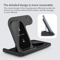 China 2025 Wholesale Price Mobile Phone Wireless Charger Samsung And Apple Car Charger 15W/10W Fast Charging Stand Support for sale