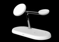 China All In 1 Magnetic ABS Wireless Fast Charger for Apple and Samsung 15W/10W/7.5W/5W 2025 Newest for sale