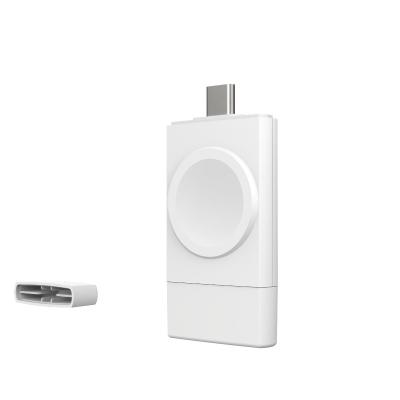 China Wireless Charging Dual Interface Watch Charger for Apple Watch and Samsung Watch Product Material ABS PC for sale