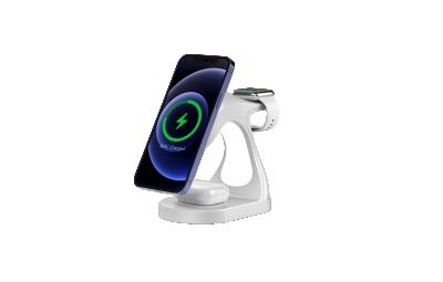 China Y008 4 In 1 Smart Magnetic Wireless Charging Station , Dolphin Style Y008 4 In 1 Wireless Charger For Apple for sale