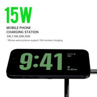 China OEM/ODM T256 Wireless Fast Charger ABS Phone Charger Black Charger for sale