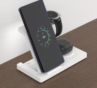China Apple Charger T258 Multifuctional Wireless Charger ABS Foldable Wireless Charger for sale