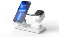 China T218 Apple Wireless Charger For Iphone ABS+Zine Alloy Black Wireless Charger for sale