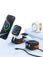 China CYJ-10 Desktop Wireless Charger 15W Mulitifunctional For Apple And Samsung Phone for sale