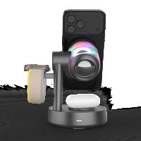 China High Performance Bluetooth Speaker and All in one Wireless Charger Combo with Qi2.2 Certificate for sale