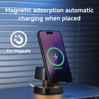 China 15W Metal-Looking Foldable Wireless Charger For Portable Wireless Fast Charging for sale
