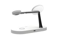 China Customized 3-in-1 Magnetic Wireless Charger with 15W Fast Charging and ABS Material for sale