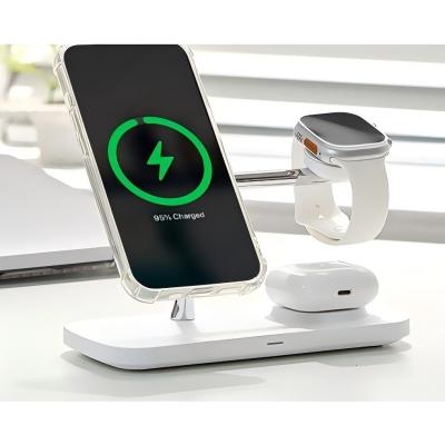 China QI2 Magnetic Wireless Charger 3 in 1 universal qi2 all in one wireless charger factory for sale