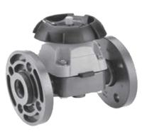 China +GF+ PVC-U/317 PTFE Manual Diaphragm Valve Flanged Connection d50 DN40 – Industrial Fluid Control Solution for Precision Operations for sale