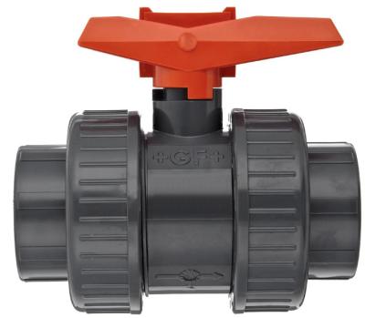China GF 375 Ball Valve PVC-U/EPDM ASTM D20 D32 Certified – Corrosion-Resistant Industrial Valve for Chemical & Water Systems – Unique GF Piping Solution for sale