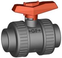 China GF 375 Union Ball Valve PVC-U/EPDM – GB Standard d63 & d75 Sizes – Corrosion-Resistant Industrial Fluid Control Solution for sale