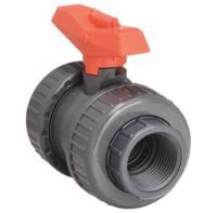 China GF 375 Union Ball Valve PVC-U/EPDM – GB Standard d63 & d75 Sizes – Corrosion-Resistant Industrial Fluid Control Solution for sale
