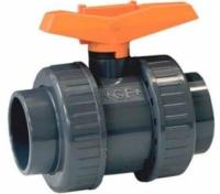 China +GF+ 375 Series PVC-U Ball Valve - JIS DN25 Ends | Corrosion-Resistant Industrial Fluid Control Valve with Double Union Design | Unique Model for Water/Chemical Systems for sale