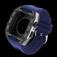 China Premium Stylish  Carbon Fibre Apple Watch Case For Series 4, 5, 6, 7 & SE for sale