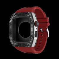China Golden Concept Carbon Fiber Apple Watch Case Sleek  Look 46mm X 51mm for sale
