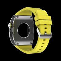 China Dustproof Apple Watch 7 Carbon Fiber Case Bracelets Or Bangles Type 44/45mm for sale