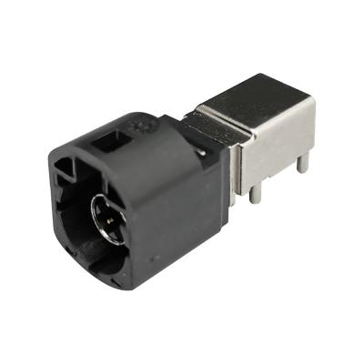 China High Speed Data 4 Pin Male Code A 90 Degree Plugs Mount Right Angle Connector for sale