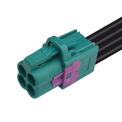 China Car Z Code High Speed FAKRA Mini , Camera 4 Pin FAKRA Connector for sale