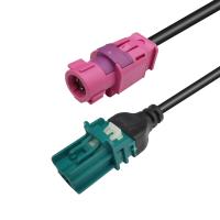 China Z Code Female To HSL HSD Cable Assembly 4 Pin For Auto Wire Harness for sale