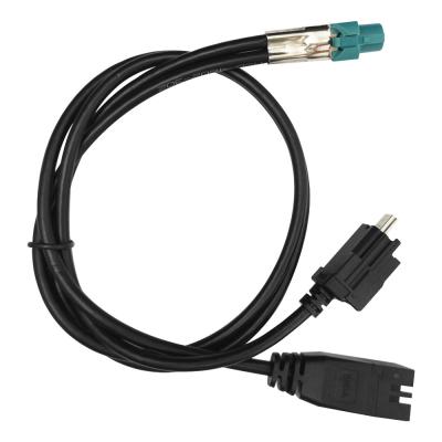 China LVDS MINI B HSD Cable Assembly 4Pin Z Code Connector To USB 2.0 5 Pin for sale