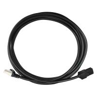 China 12 PIN Black Male Connector HSD Cable To Ethernet RJ45 Crystal Head Plug for sale