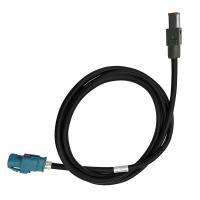 China 100 Ohm HSD LVDS Cable Z Code To HRS GT17 4P Brown Connector For Car for sale