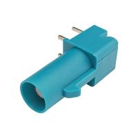 China Right Angle FAKRA Aerial Connector RF Coaxial Practical PCB Mount for sale