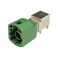 China Right Angle Type PCB Mount HSD LVDS 4 Pin Connector For Automotive for sale