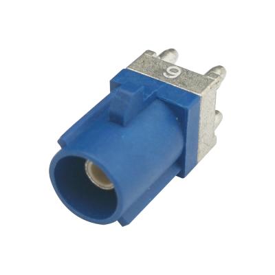 China Code C Blue FAKRA PCB Connector Lightweight For Automotive Video for sale