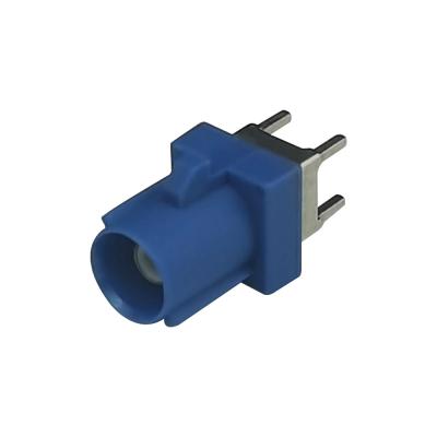 China Data Transmission FAKRA SMB Connector Straight Plug For PCB Panel Mount for sale