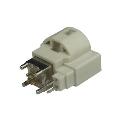 China FAKRA HSD Connector B Code Straight Type Coaxial Connector for PCB Mount for sale