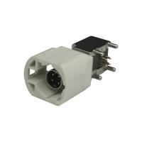 China FAKRA HSD LVDS 4Pin Coaxial Cable Connector Right Angle Types For PCB Mount for sale