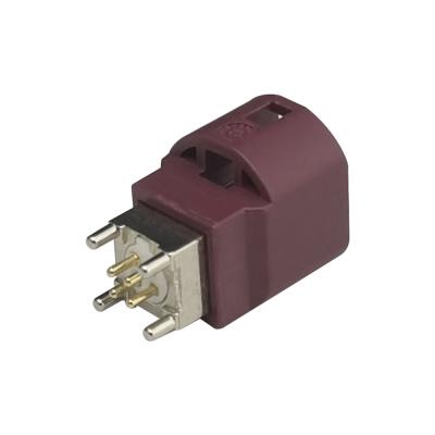 China FAKRA HSD LVDS Connector D-Code Straight Type For PCB/Panel Mount for sale