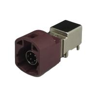 China FAKRA HSD LVDS 4Pin Connector For Car Radio Controlled Parking Heating for sale