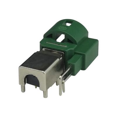 China FAKRA HSD LVDS 4 Pin Connector E-Code Right Angle Type PCB Mount for sale