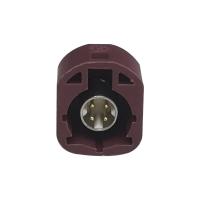 China FAKRA HSD Connector D Coding Straight Vehicle Connector GPS Signal PCB Mount for sale