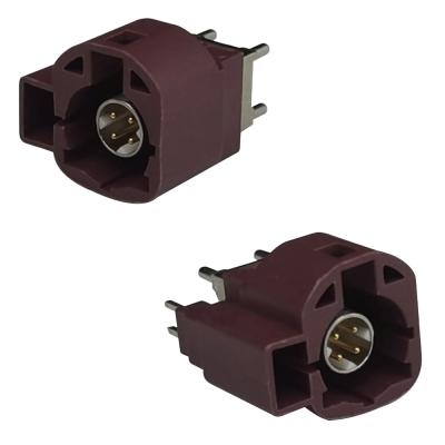China FAKRA HSD Automotive Connector 4+2 6Pin Vihicle LVDS For PCB Mounting Types for sale