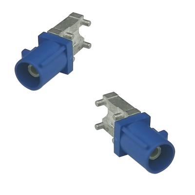 China PCB Mount FAKRA C Connector Right Angle Connector For Radio GPS for sale