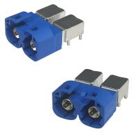 China 4+4 Pin FAKRA HSD Connector Right Angle For Automotive Electronics for sale