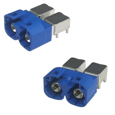 China 4+4 Pin FAKRA HSD Connector Right Angle For Automotive Electronics for sale